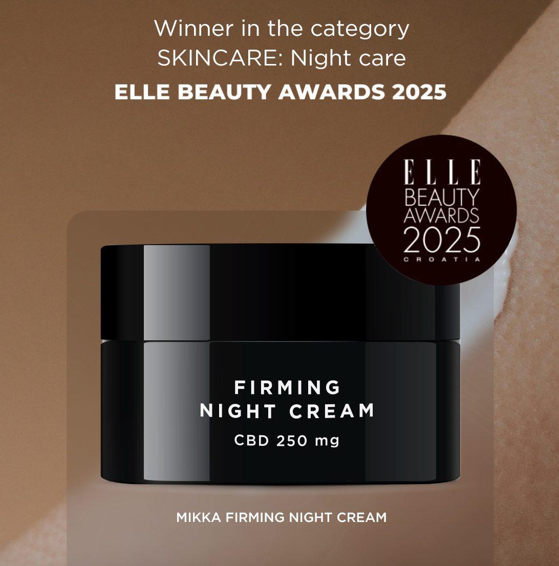 MIKKA Wins Best Night Cream at the ELLE Beauty Awards 2025 - Pharma Hemp